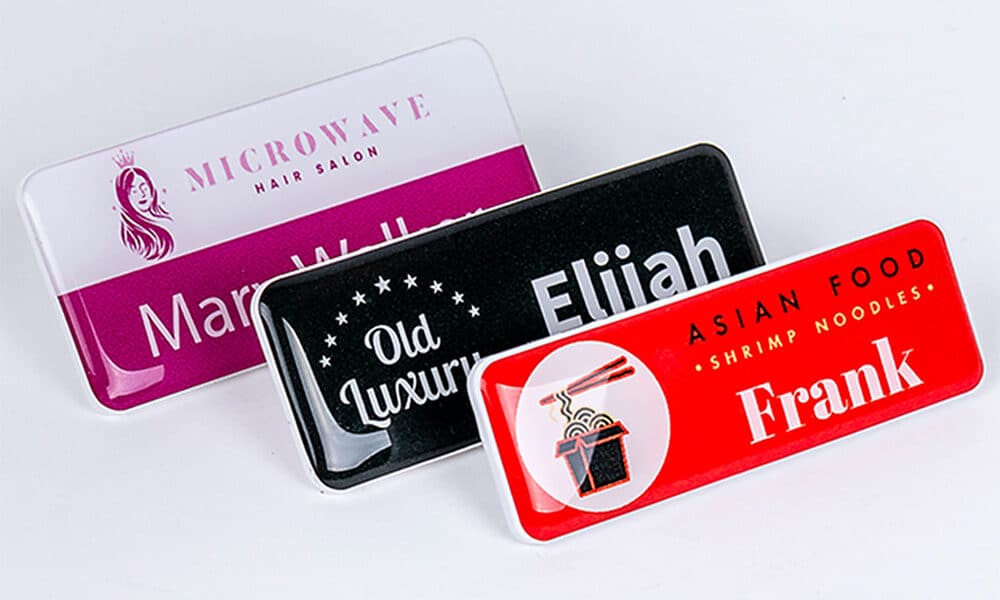 Borderless Name Badges - Screen Printing Mag
