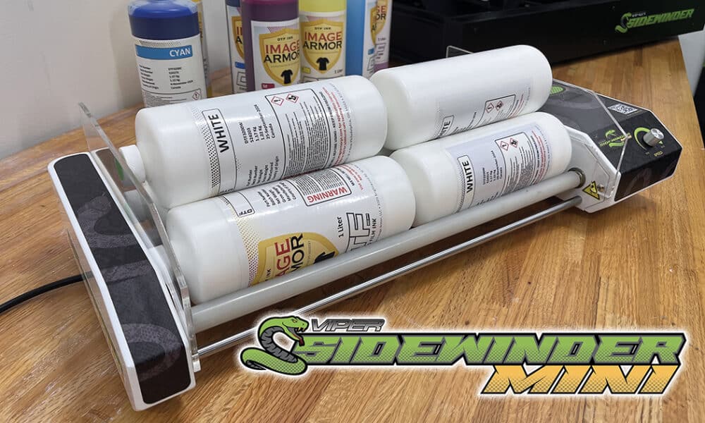 Image Armor Sidewinder MINI Ink Roller - Screen Printing Mag